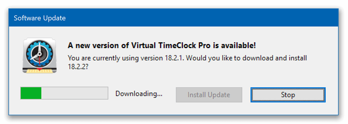 Virtual TimeClock 18.2.2 Release | Blog