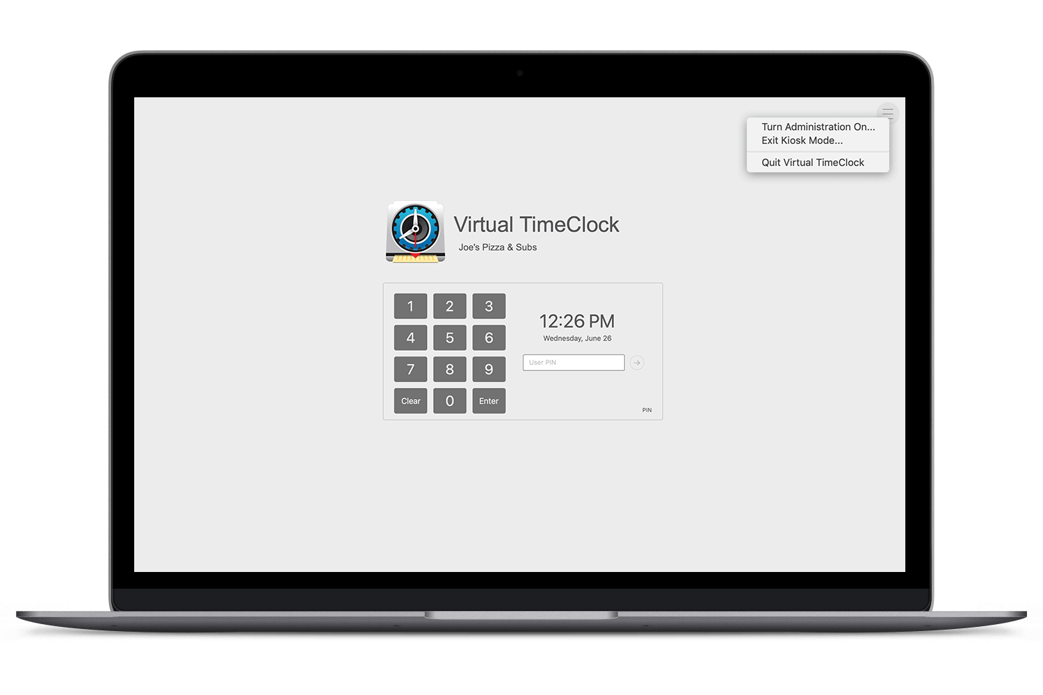 Kiosk Mode in Virtual TimeClock 19 | Blog