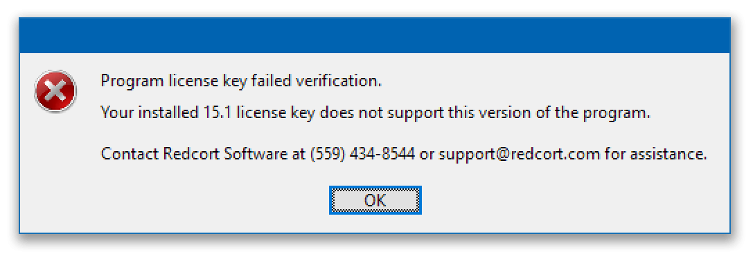 License Key Failed Verification Blog 