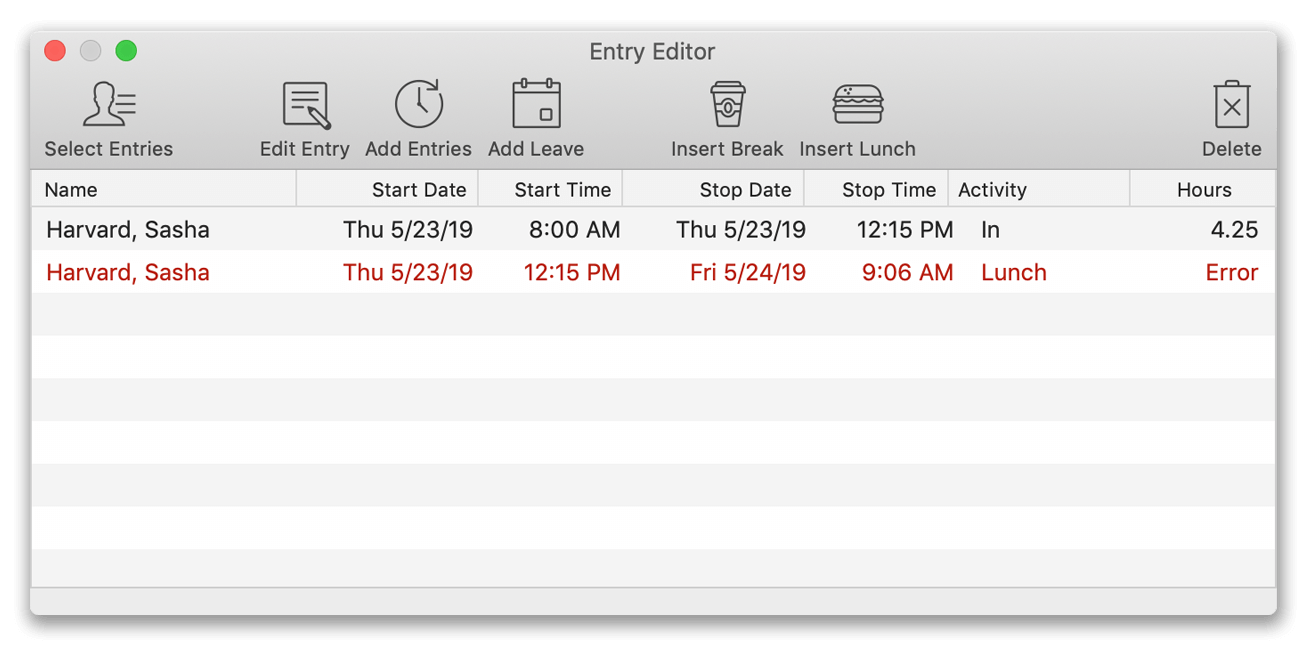 Correcting a Missed Return from Lunch | Blog
