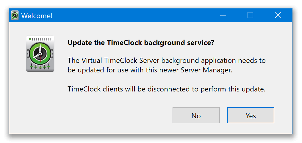 TimeClock Server Cannot Respond (102) Message | Blog