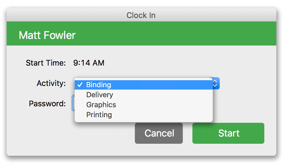Using and Assigning Activities in Virtual TimeClock