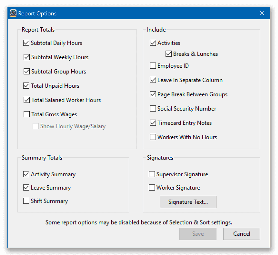 Modifying & Creating Reports in Virtual TimeClock