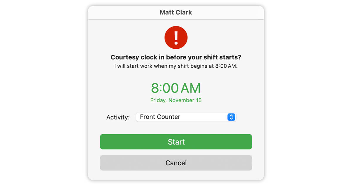 Virtual TimeClock Pro | A Time Clock App for Windows & Macs