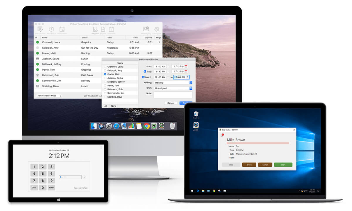 Virtual TimeClock | 2025 Best Time Clock App