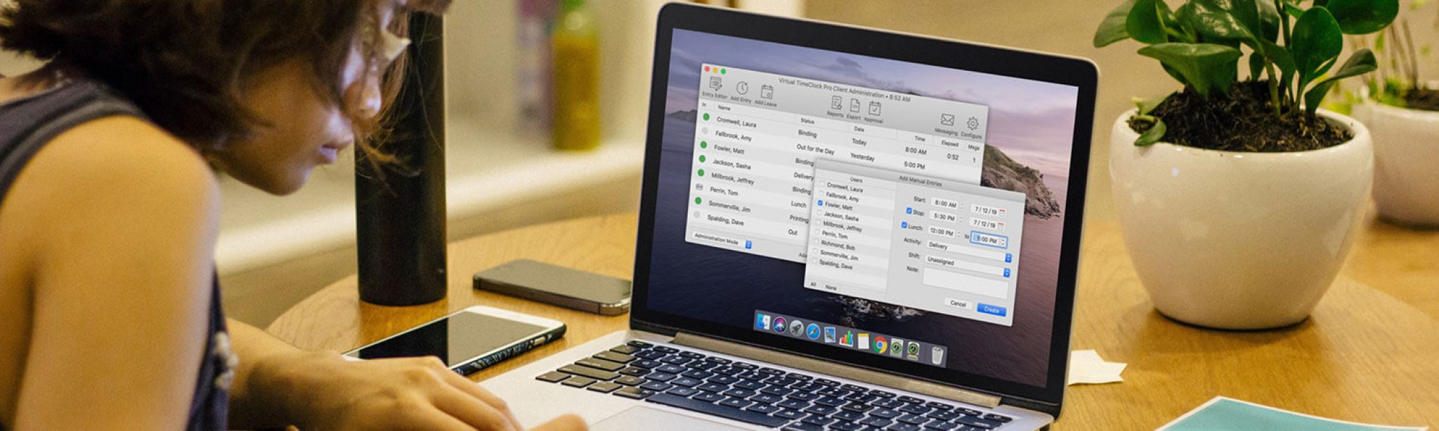 Tracking "Work-from-Home" Employee Hours